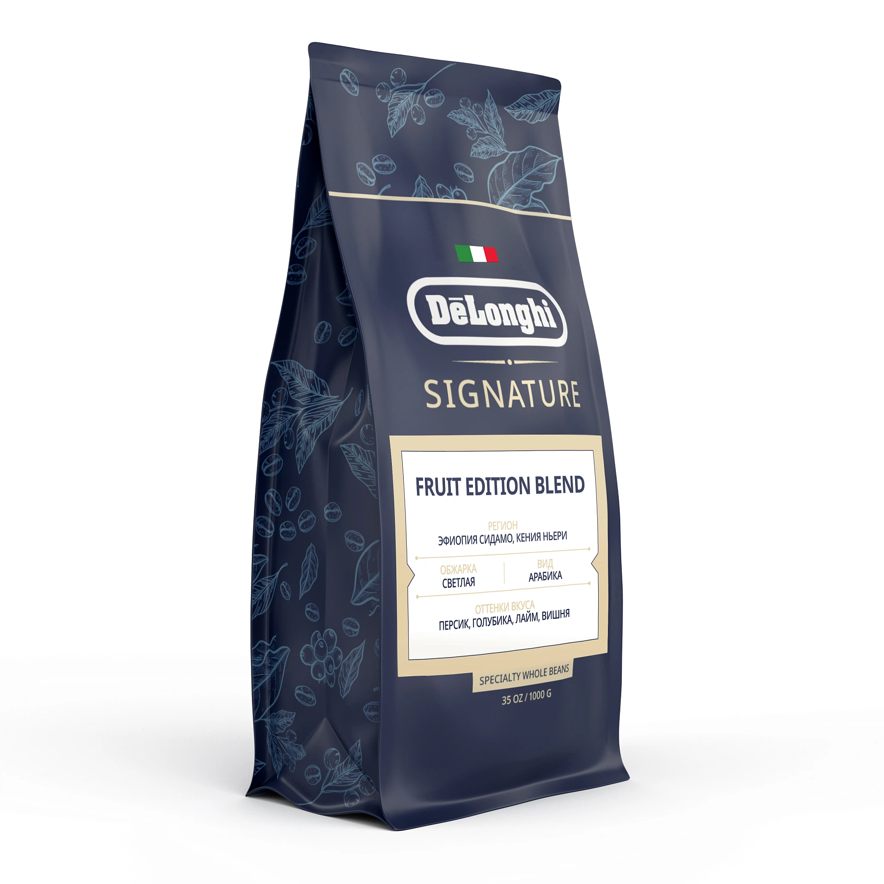 Кофе в зёрнах DeLonghi Signature Fruit Edition 1 кг - Купить в ...